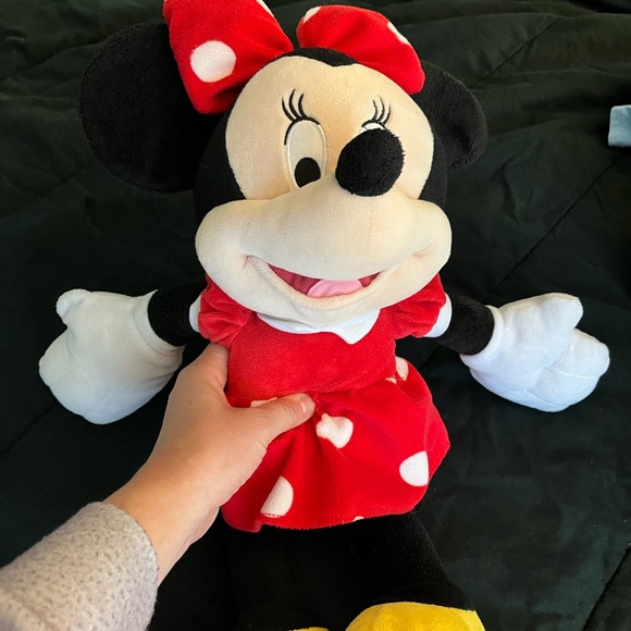 Disney | Toys | Medium Size Minnie Mouse Stuffed Animal | Poshmark